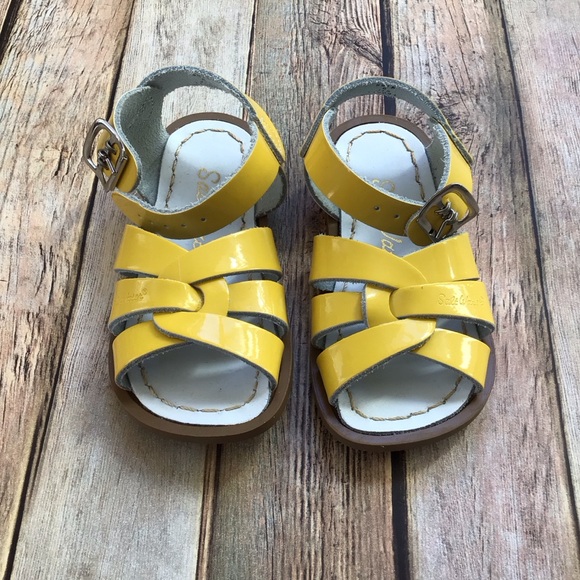 Salt Water Sandals by Hoy | Shoes | New Salt Water Originals Yellow ...